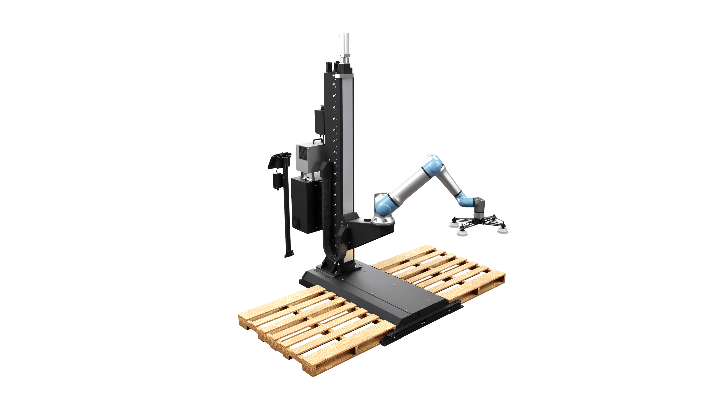 Automated Palletizing Solutions with Robotic Palletizers - Robotiq