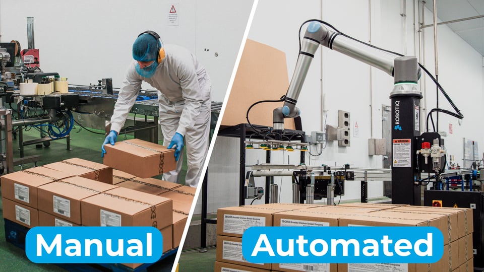 Automated Palletizing Solutions with Robotic Palletizers - Robotiq
