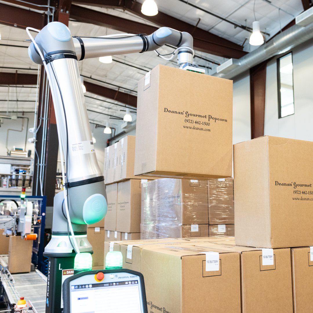 Automated Palletizing Solutions with Robotic Palletizers - Robotiq